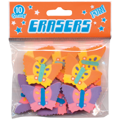 Butterflies Erasers | Harleys - The Educational Super Store