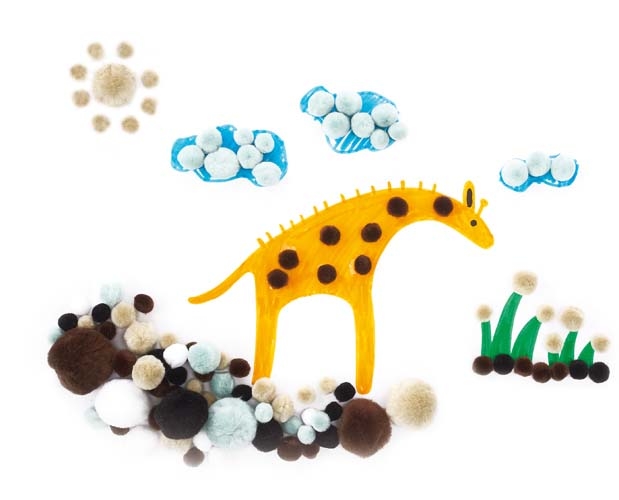Pom Poms Animals 300pcs Assorted Colours & Sizes | Harleys - The ...