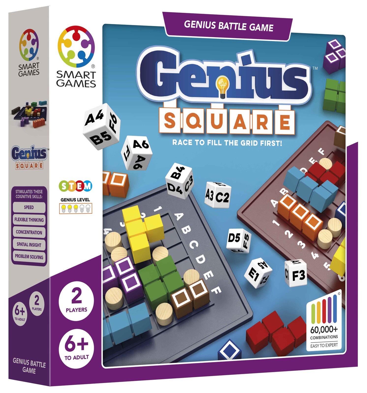 Genius Square - 2 Player Puzzle Game | Harleys - The Educational Super ...