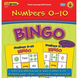 Early Learning Game - Number 0-10 Bingo | Harleys - The Educational ...