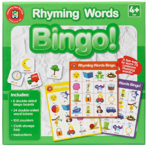 Rhyming Words Bingo | Harleys - The Educational Super Store